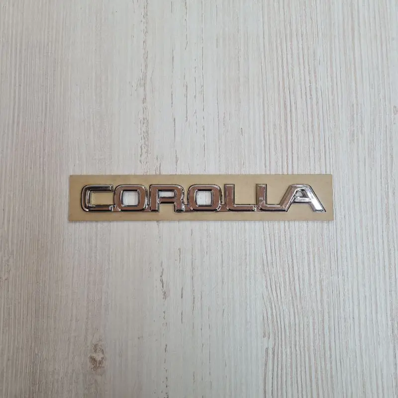 Lettering-Corolla-for-Toyota-Toyota-emblem-logo-auto-parts-exterior ...