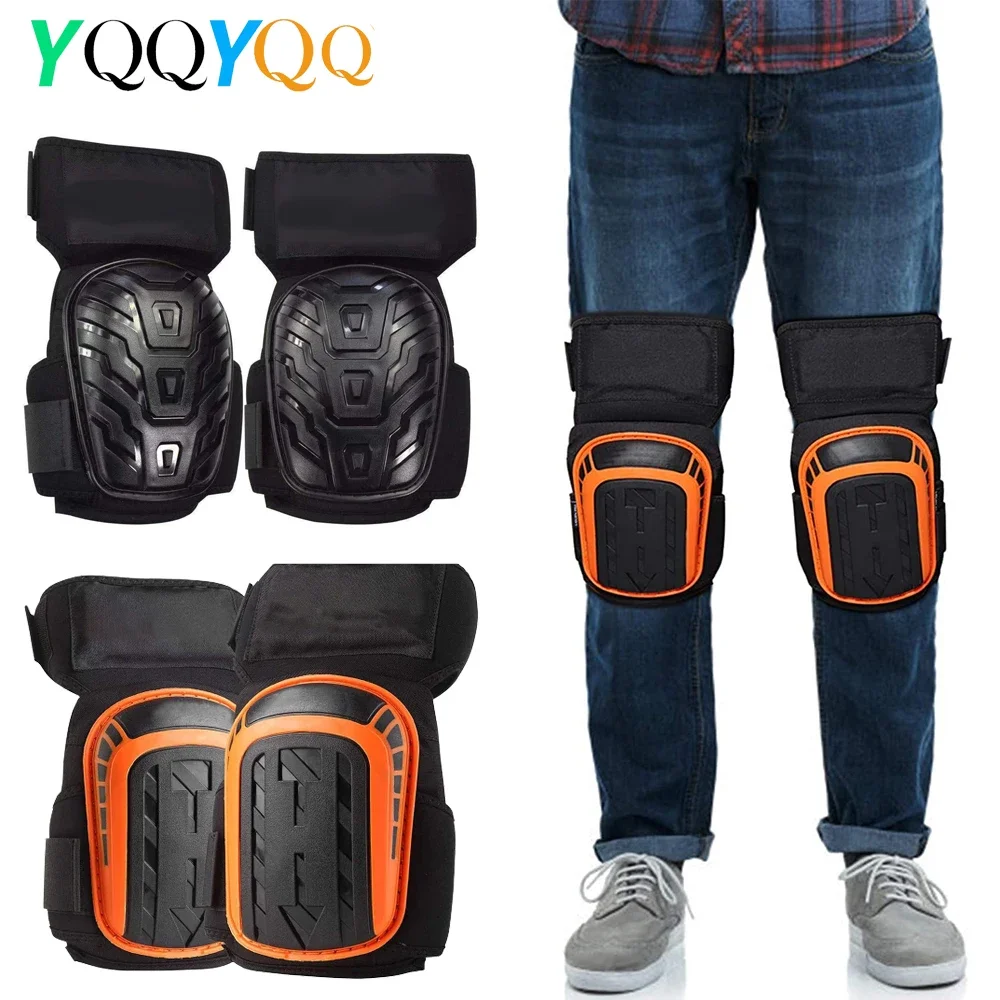Professional-Knee-Pads-for-Work-Adjustable-Thigh-and-Shin-Double-Straps ...