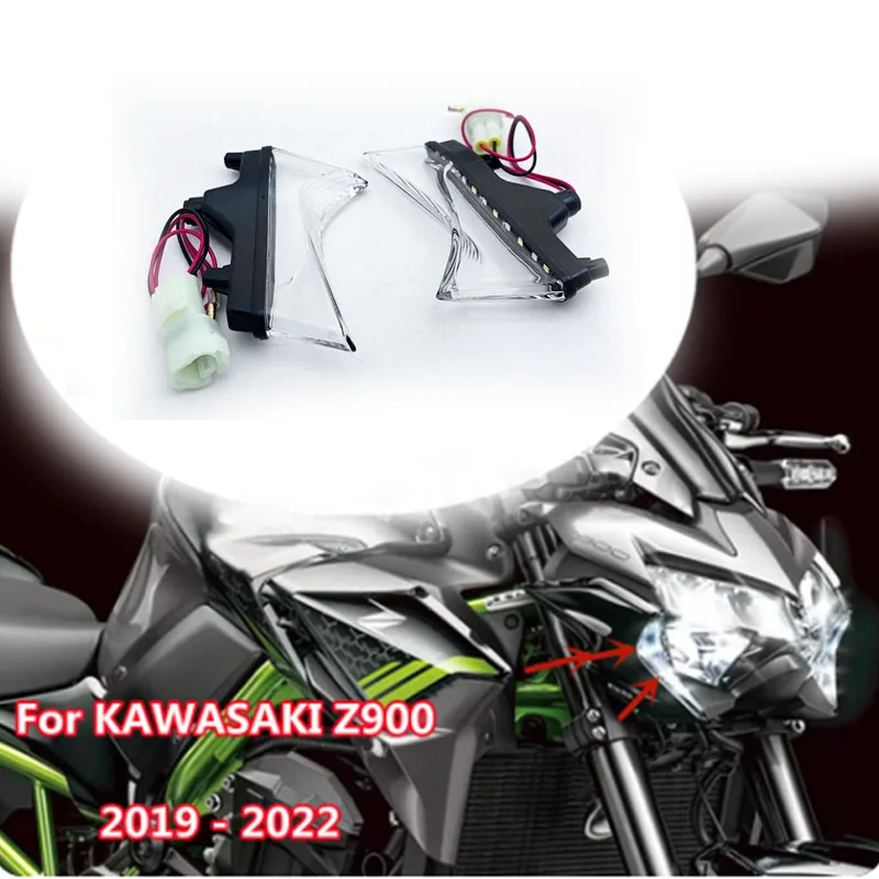 1Pair-Motorcycle-LED-Front-Daytime-Running-Lights-Headlight-For ...