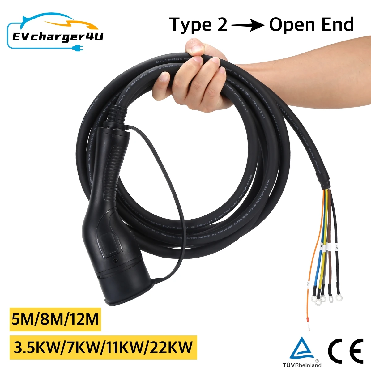 EVcharger4U-3-5KW-7KW-11KW-22KW-IEC62196-EV-Charging-Cable-Type-2 ...