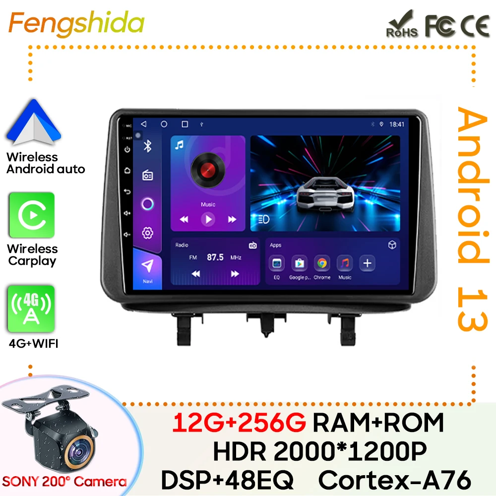 For-Opel-Meriva-B-2009-2014-Car-Radio-Carplay-GPS-Navigation-Stereo ...