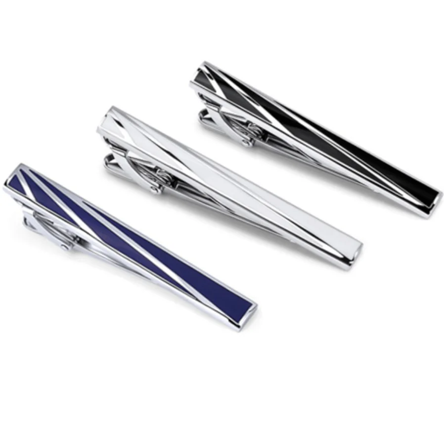 20pcs-lot-Classic-55mm-Enamel-Tie-Clips-Black-Blue-White-Color-Tie-Pin ...