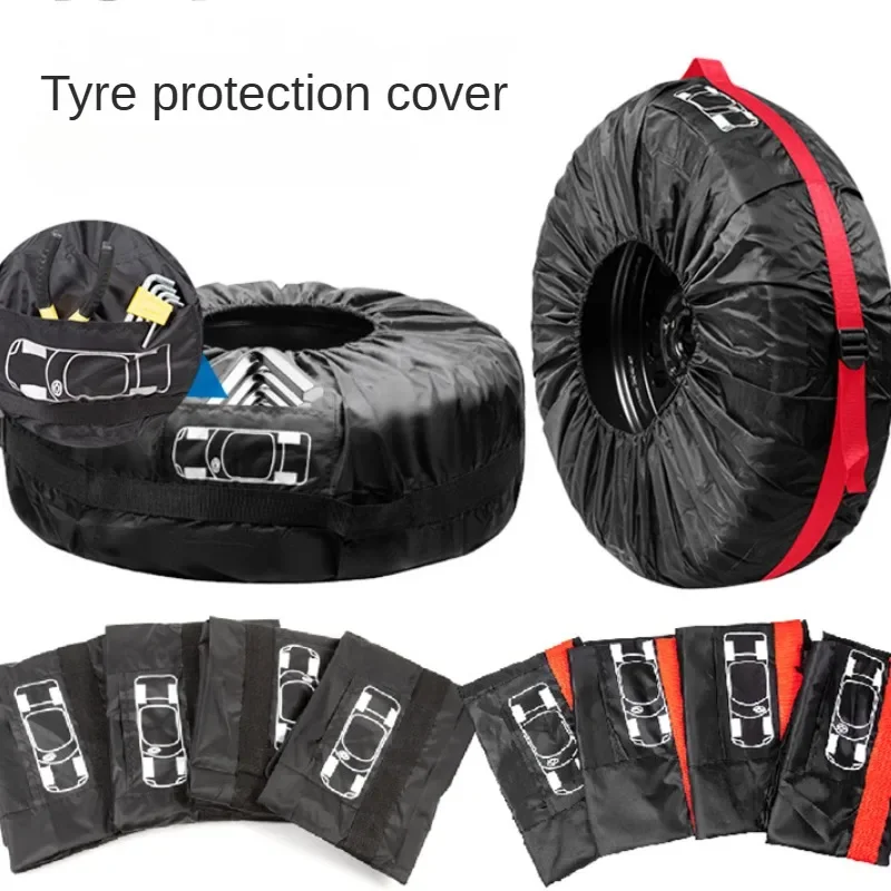 Universal Spare Tire Cover Case Polyester Car Storage Auto Tyre Bags ...