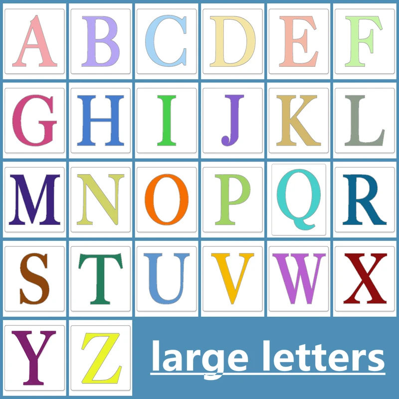10CM 2022 Big Letter Word Alphabet Layered Metal Cutting Dies and ...