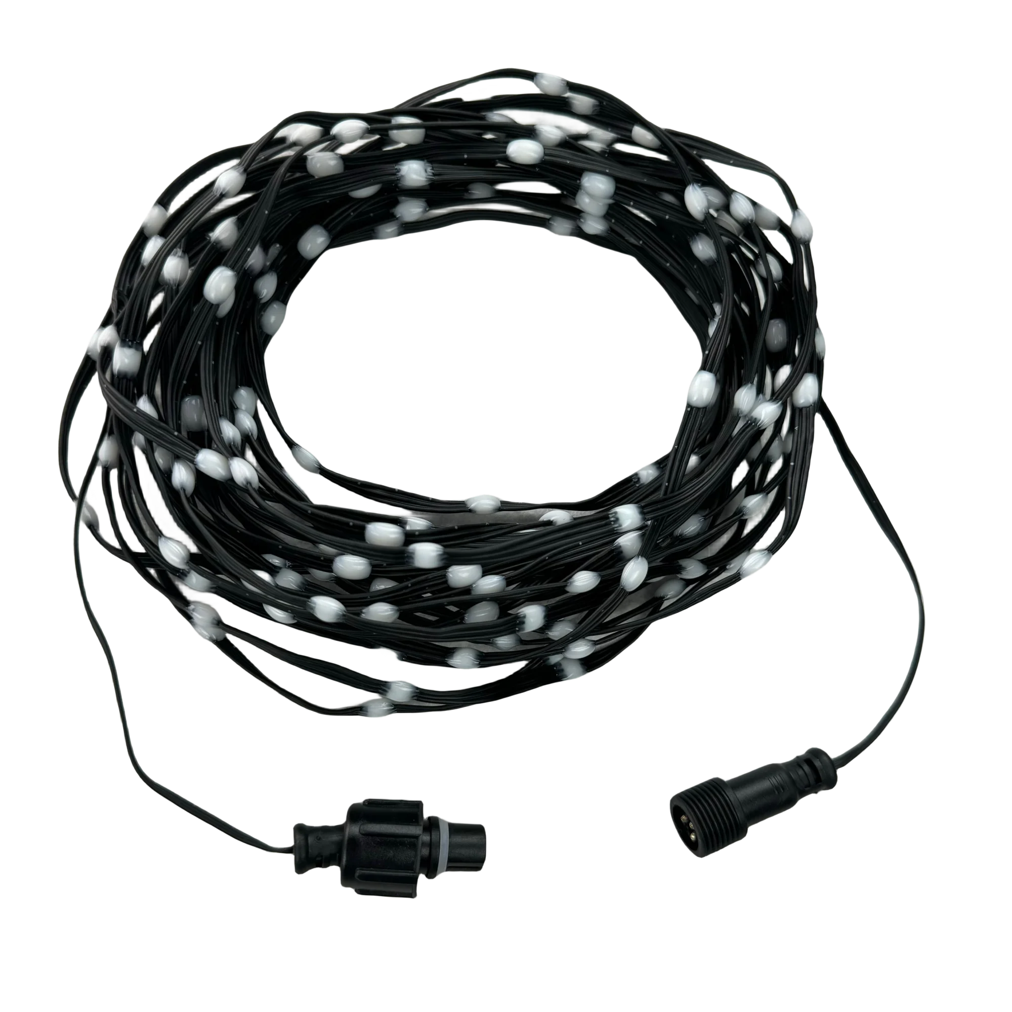 DC5V 12V 20AWG Black Wire Milky Lenses 5cm/10cm Pitch 50ct/100ct/200ct ...