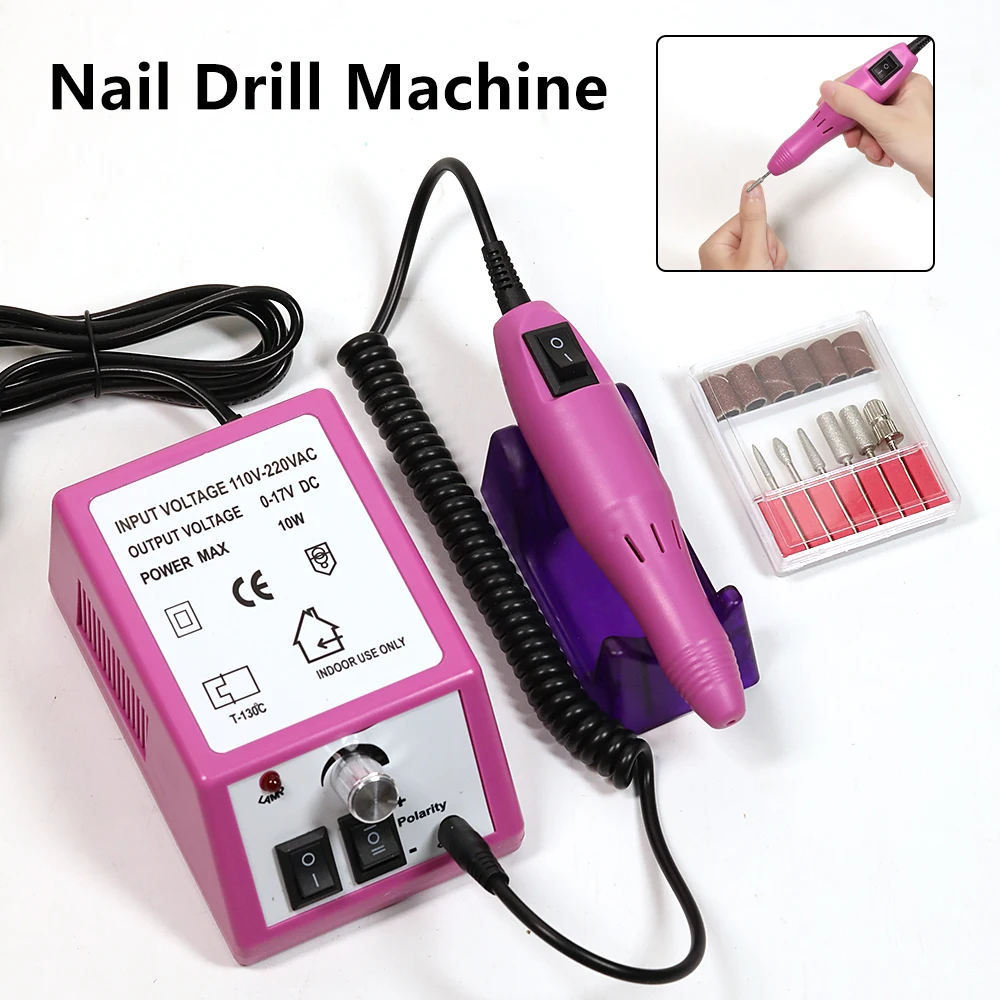 LULAA-20000RPM-Nail-Drill-Machine-Electric-Manicure-Milling-Cutter-Kit ...