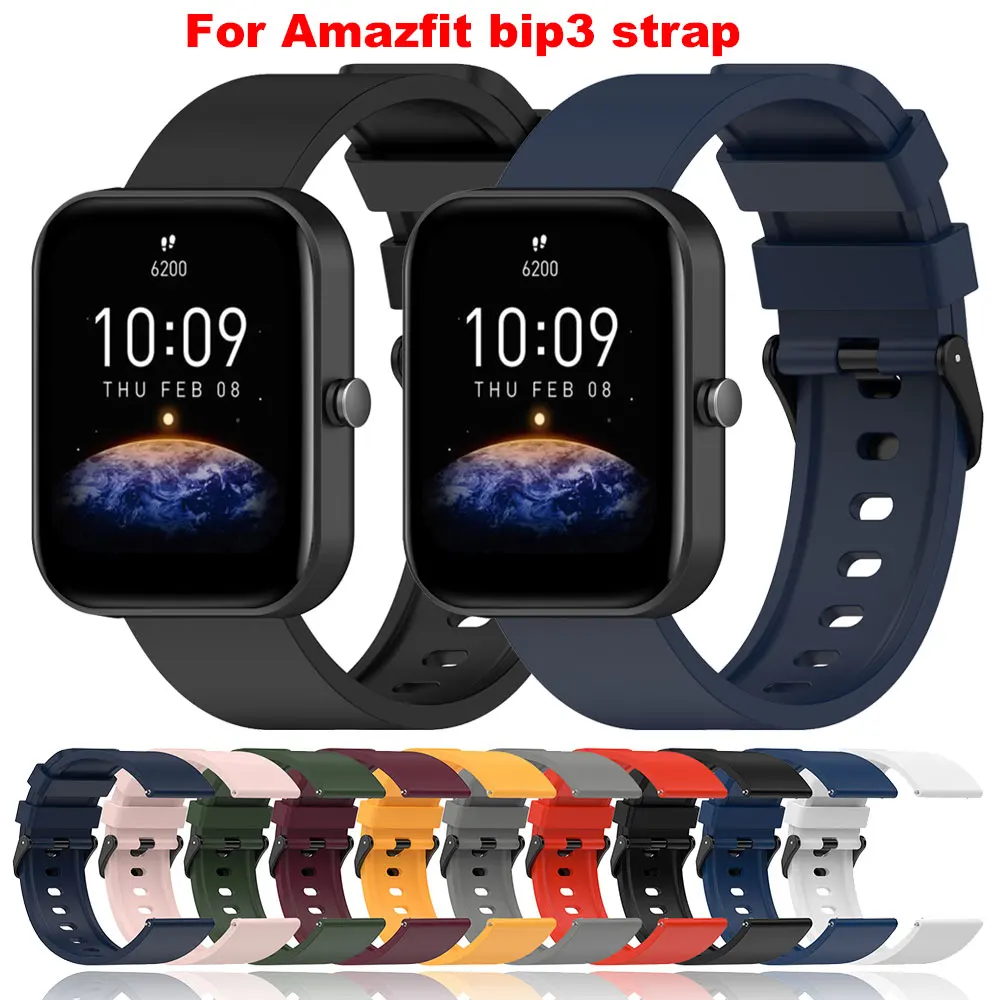 Correa-de-silicona-oficial-para-reloj-Xiaomi-Huami-Amazfit-bip-3-bip3 ...