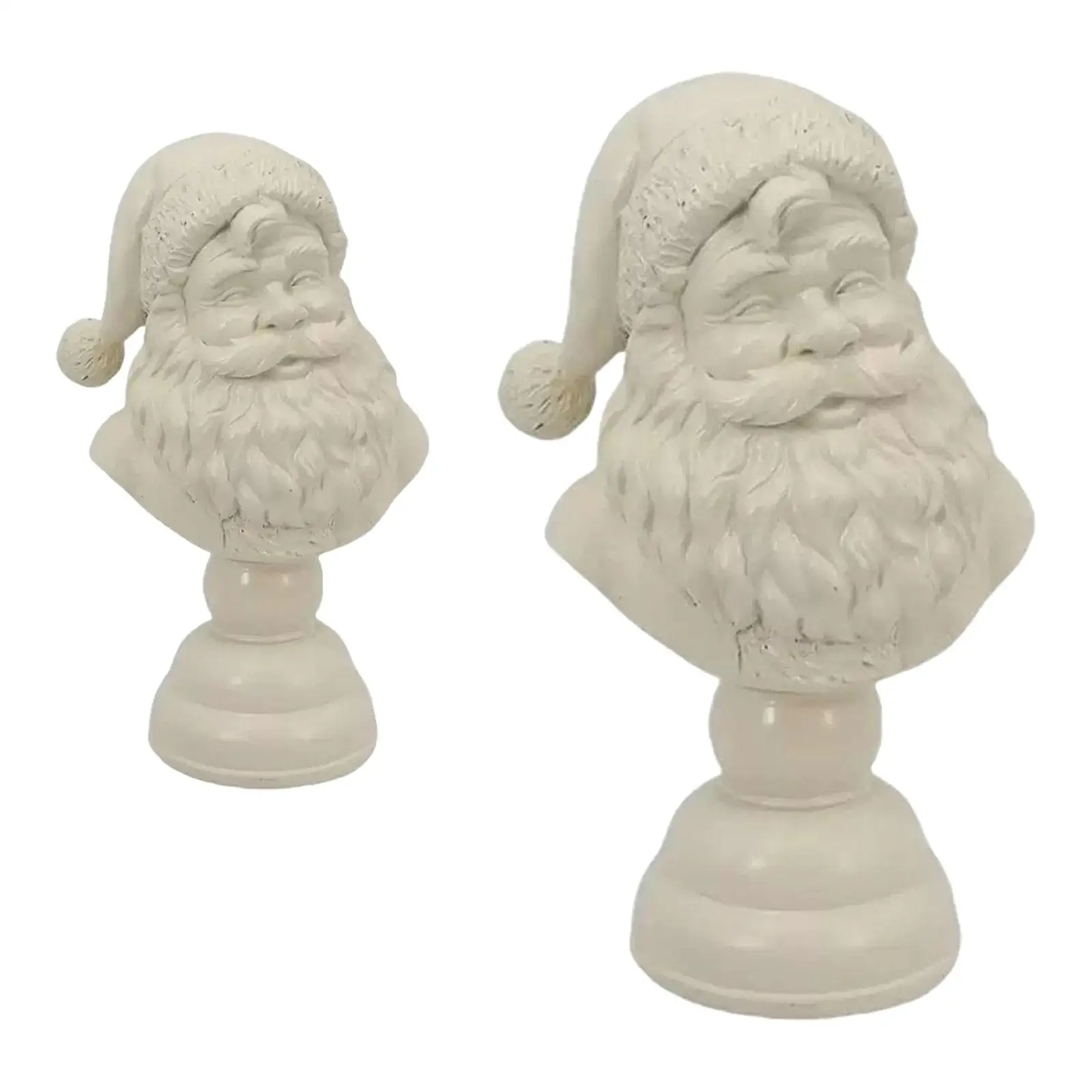 Santa Half Body Figurine Christmas Figure Decoration Gift Table ...