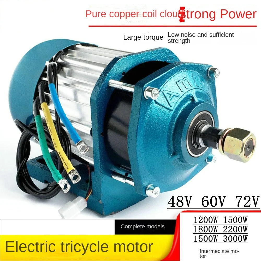 Three-Wheel-Chain-Motor-60V1200W-Modified-Belt-Pulley-Deceleration ...