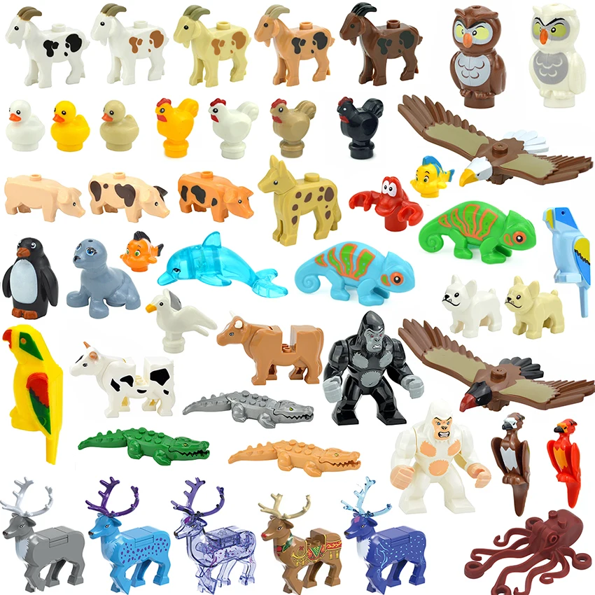 Animals Figures Classic Building | Gift Gifts Children Farm | Building ...