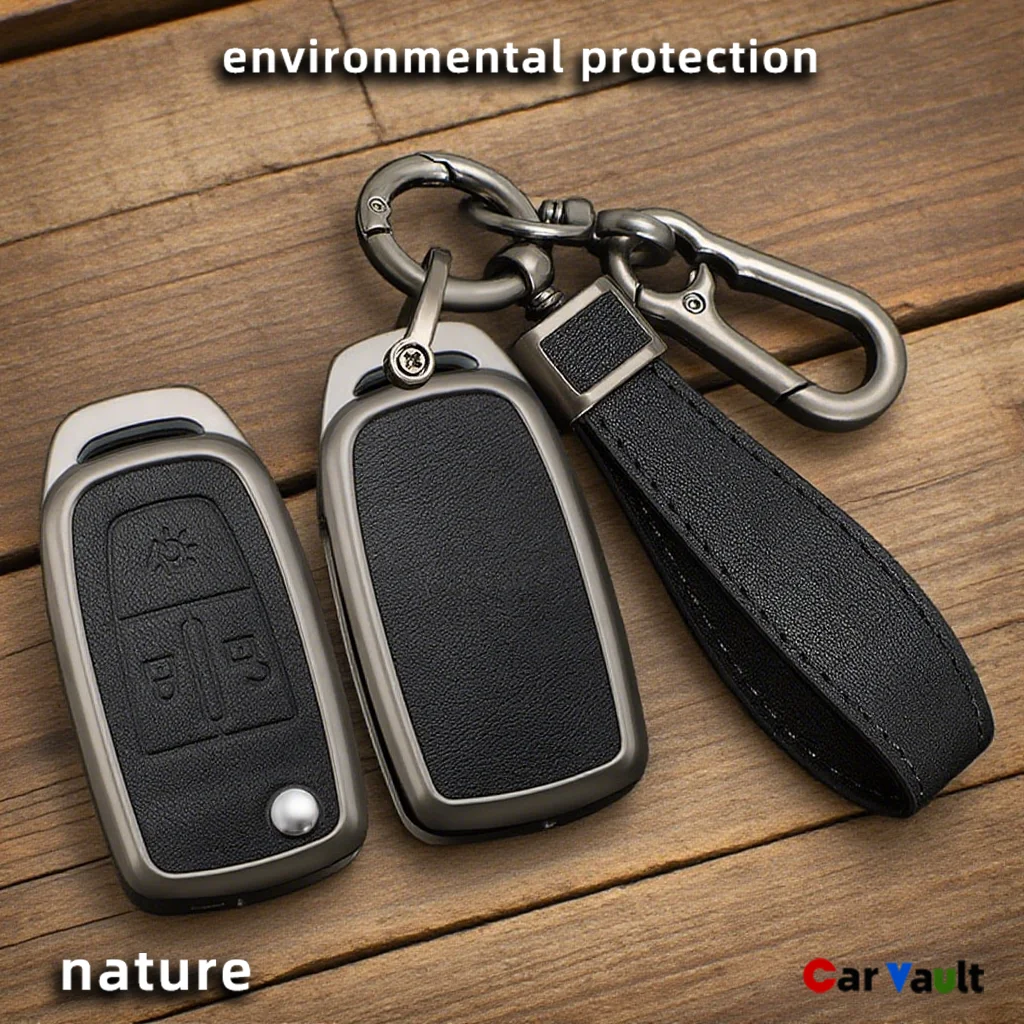 Zinc Alloy Car Flip Remote Key Case Cover Protect Shell Fob for DAF 106 ...