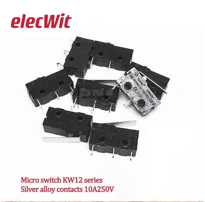 Silver Alloy Contact 10a250v Microswitch Kw12 Travel Limit Switch Key 2 ...
