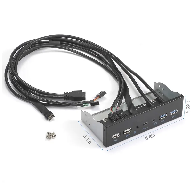 USB3.2 GEN2 Front Panel 10G Optical Drive Position 2 Port USB3.0 + 2.0 ...