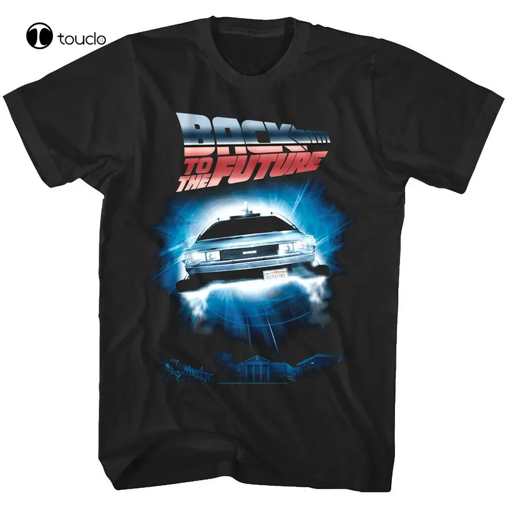 Back To The Future Dmc Delorean Flying Car Men'S T Shirt Time Machine ...