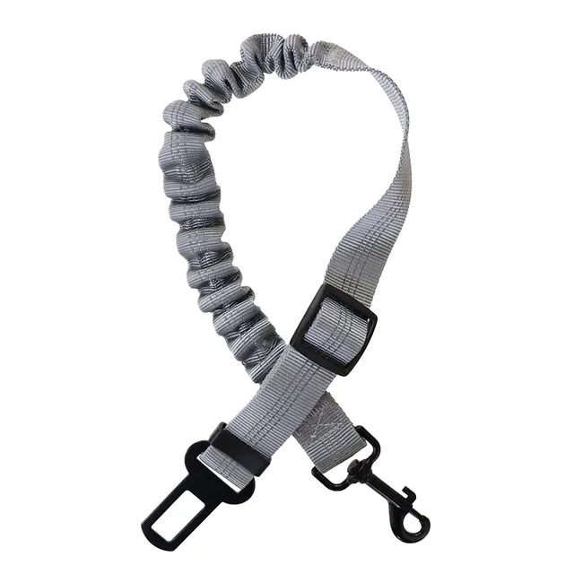 Dog Car Leash Seat Belt Attachment for Dogs Cats Pets Adjustable Safety ...