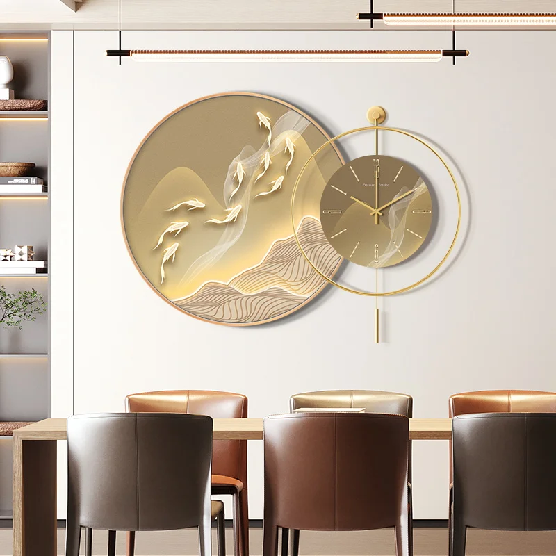 Mural-Kitchen-Large-Wall-Clocks-Digital-Mechanism-Unusual-Retro-Vintage ...