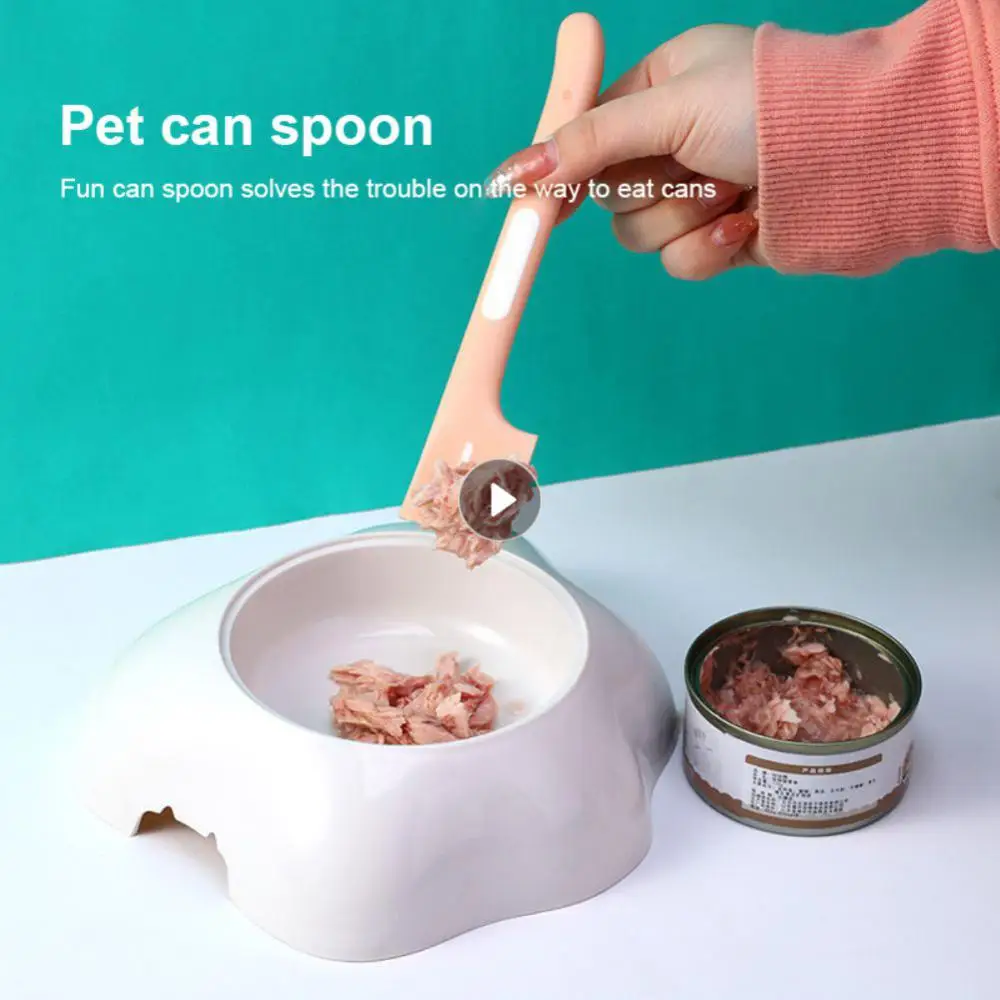 Cat-Food-Shovel-Spoon-Easy-To-Clean-Feeding-Accessories-Abs-Tpr-Coating ...