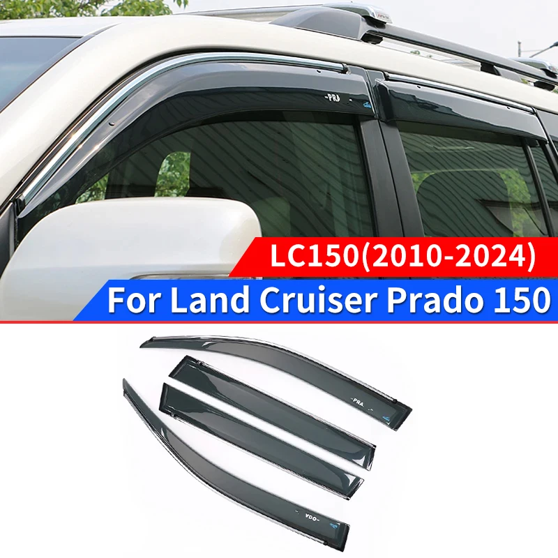 For 2010-2024 2023 Toyota Land Cruiser Prado 150 Window deflectors ...