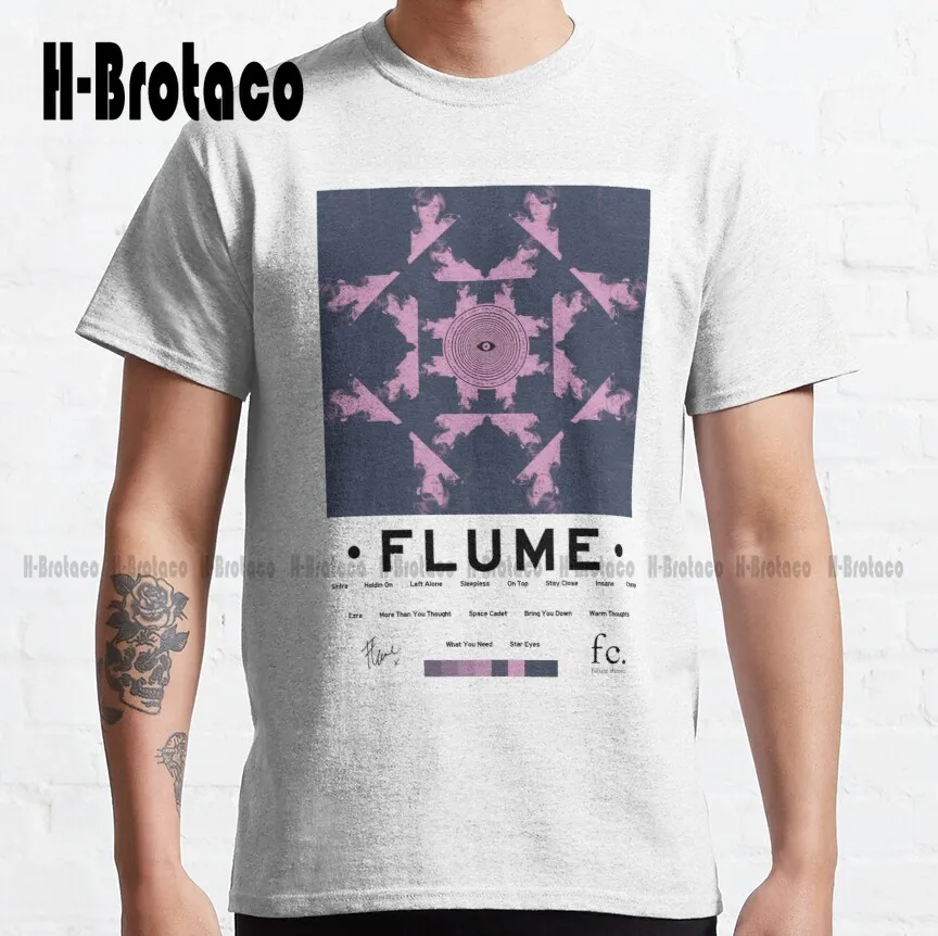 Flume-Self-Titled-Album-Tracklist-Classic-T-Shirt-Mom-Shirts-Cotton ...
