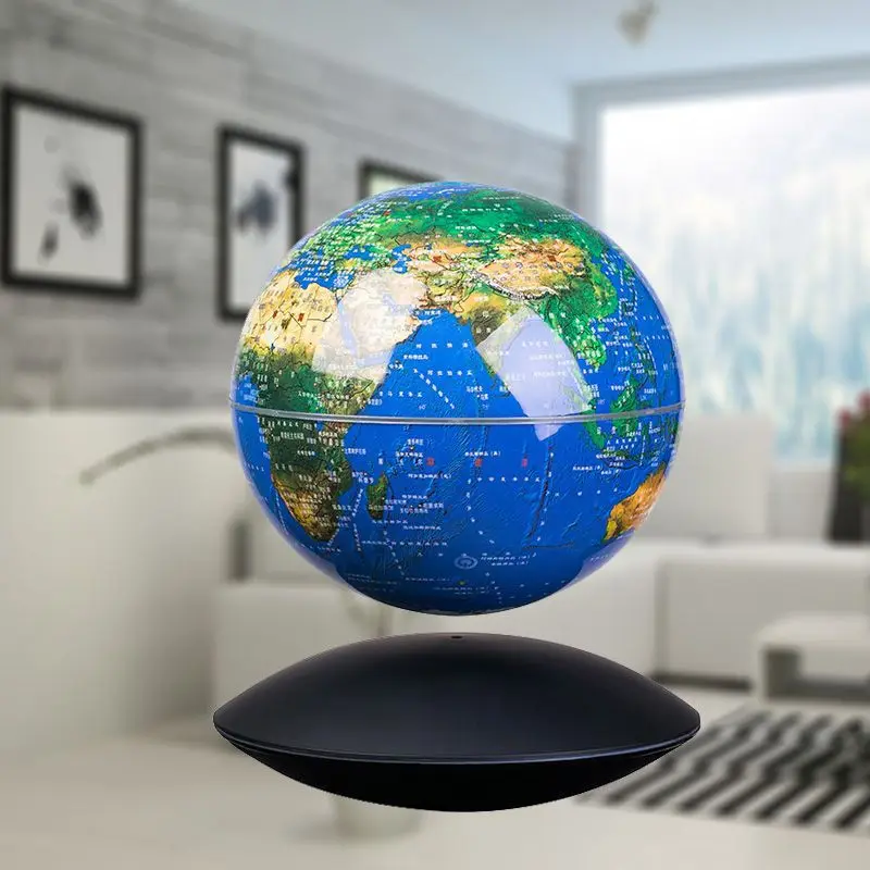 New floating luminous globe office bedroom bedside desktop decoration ...