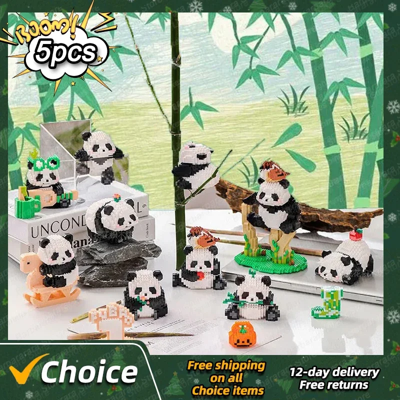 Creative-DIY-Assemable-Animal-Cute-MINI-Chinese-Style-Animal-Panda ...