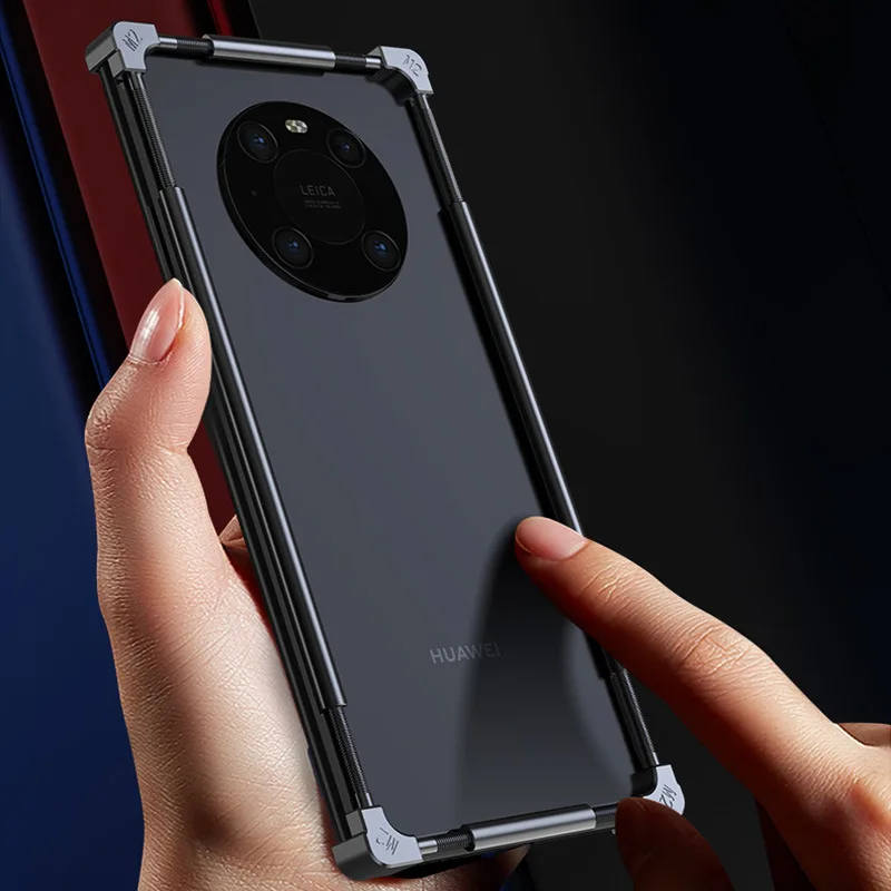 Original-Metal-Bumper-Phone-Case-For-Huawei-Mate-60-50-40-30-RS-20-20X ...