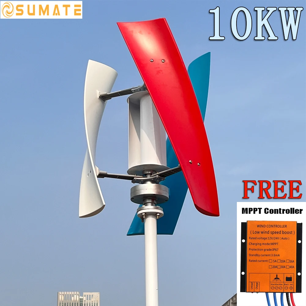 Dom-10kW-darmowej-energii-wiatrowej-Generator-z-turbin-10000W-12V-24V ...