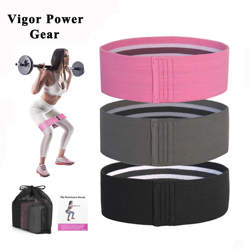 Fitness Resistance Band, Buttocks Expansion, Cloth Rubber Band, Elastic ...