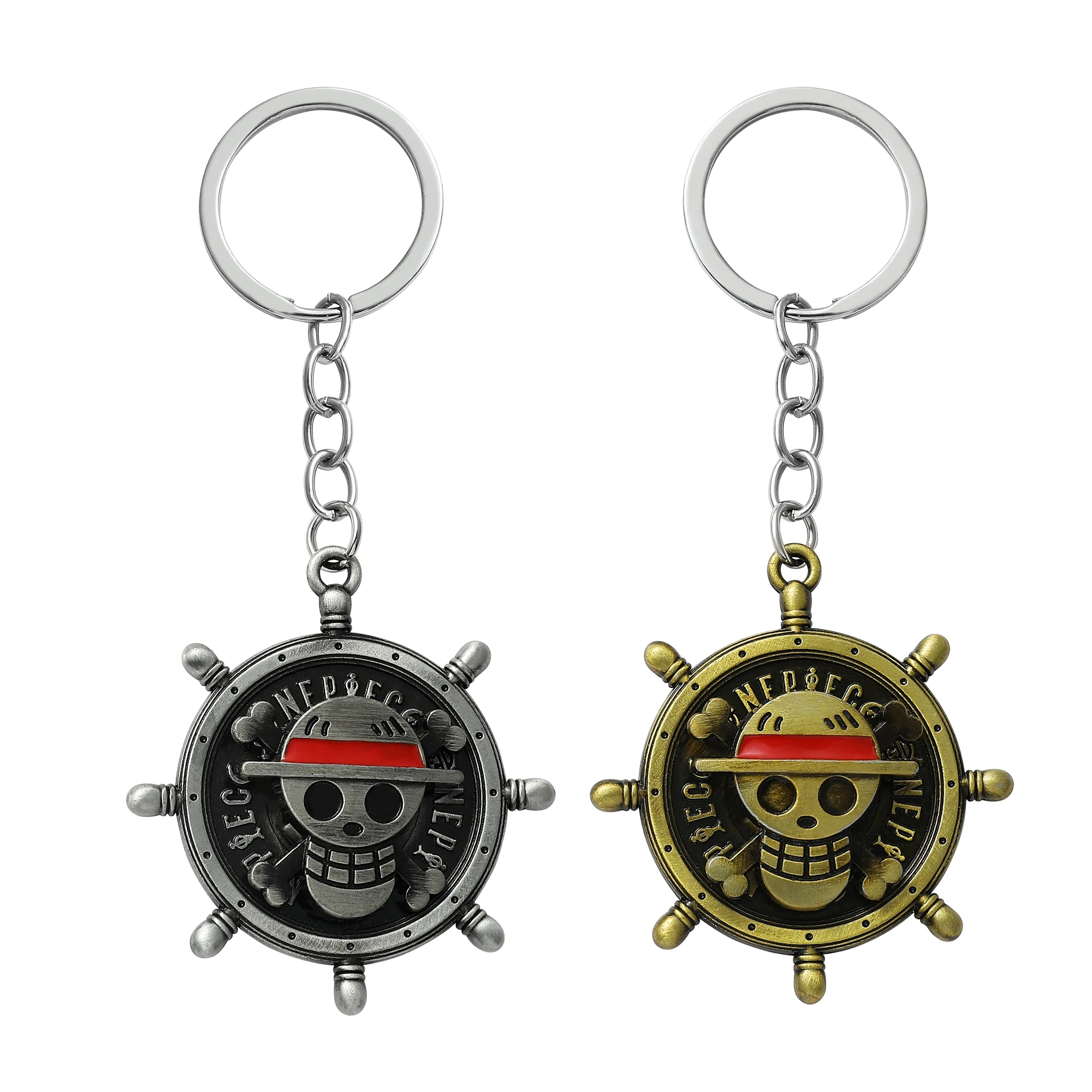 One-Piece-Keychain-Luffy-Key-Chain-Cap-Llaveros-Para-Hombre-Cute-Kawaii ...