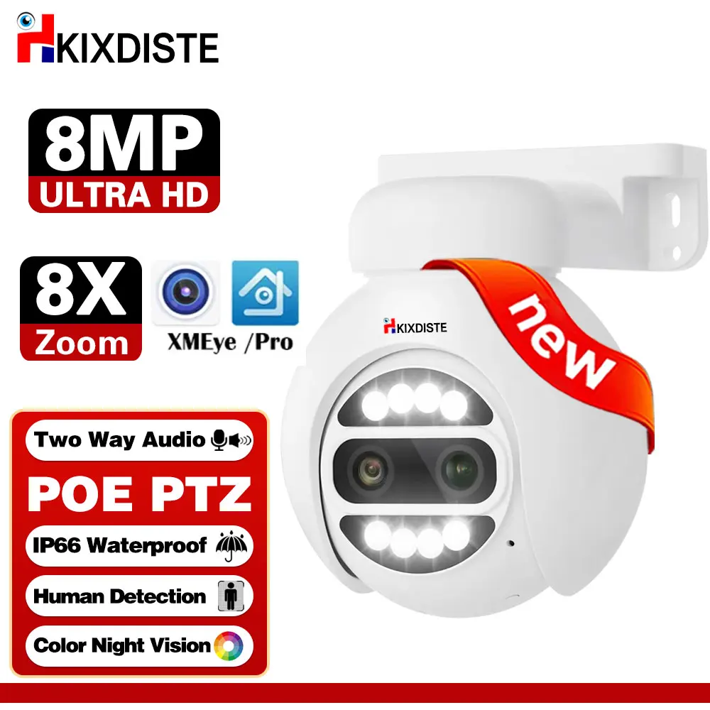 XMEYE-4K-POE-PTZ-Security-Camera-Dual-Lens-Outdoor-8MP-8x-Zoom-Two-Way ...