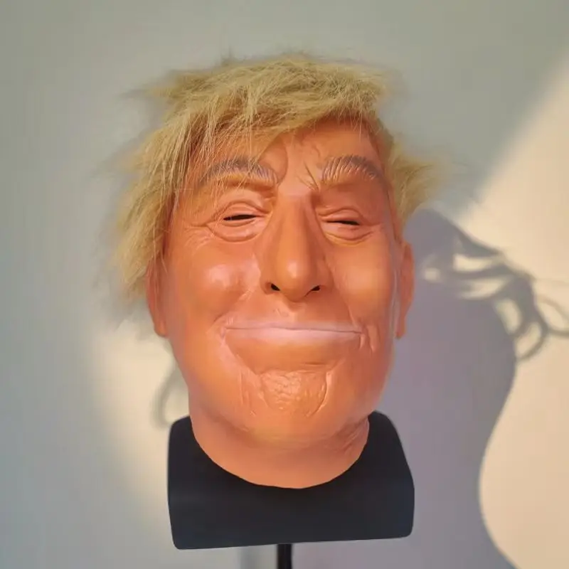 realistic-Trump-Mask-Full-face-headgear-cosplay-Trump-character-Mask ...