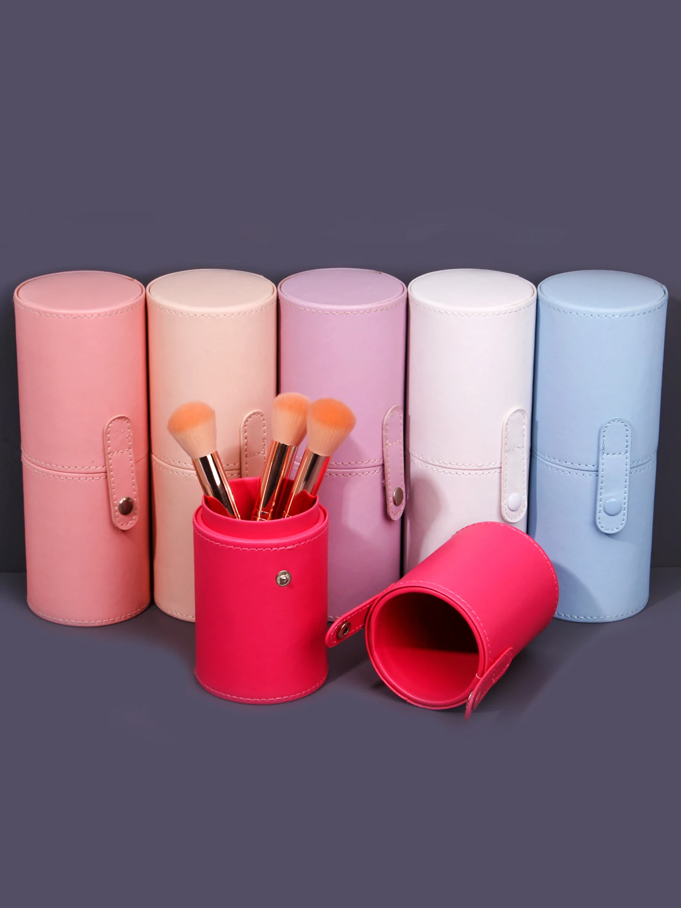 Multifunction-PU-Makeup-Brush-Storage-Bucket-Travel-Cosmetic-Brush-Pen ...