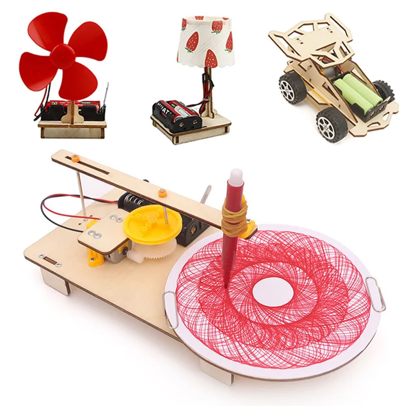 STEM-Kits-Wooden-Toys-for-Children-Robot-Science-Creative-Inventions ...