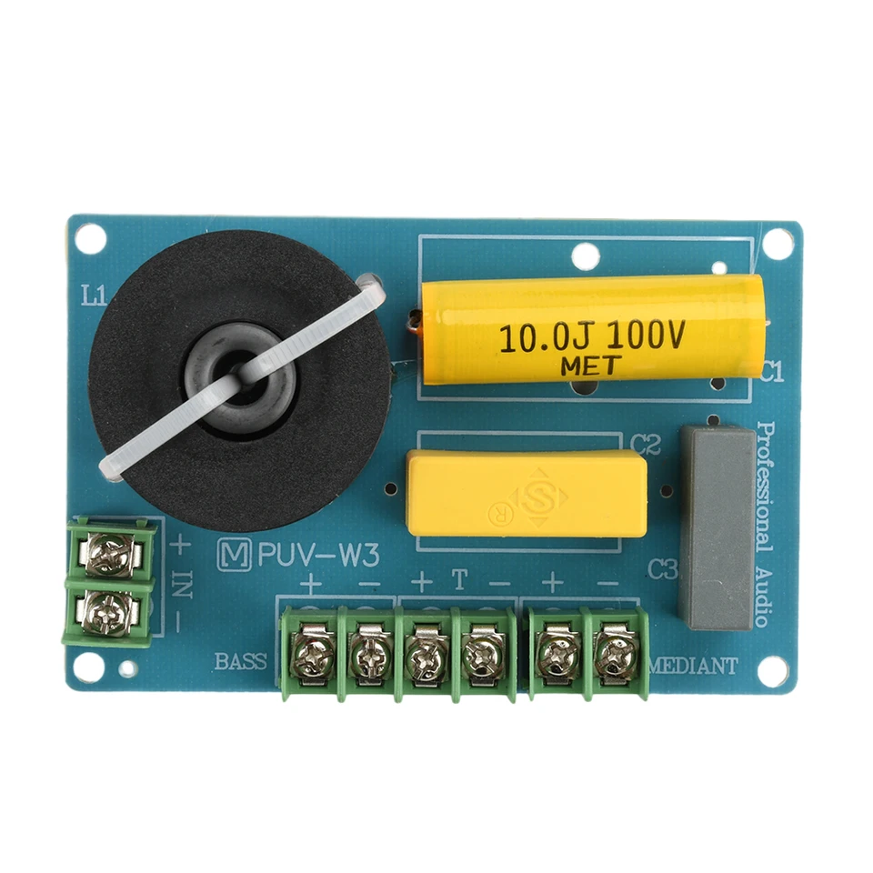 Frequency Divider 2-Piece 3-Way Crossover Network 200W - Treble/Mid ...