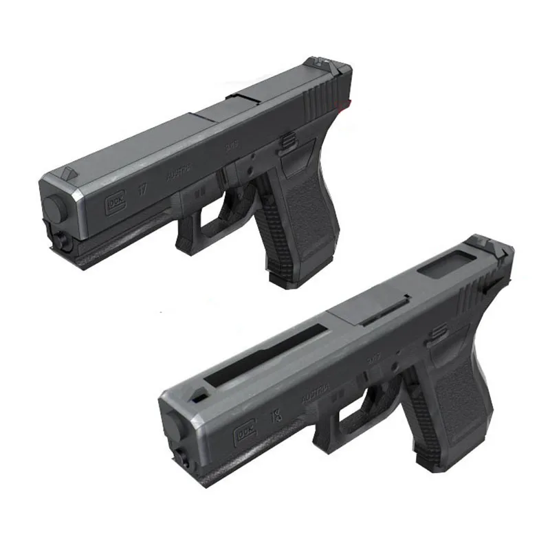 1:1 Paper Model Gun DIY 3D Paper Card Model Building Sets Construction ...