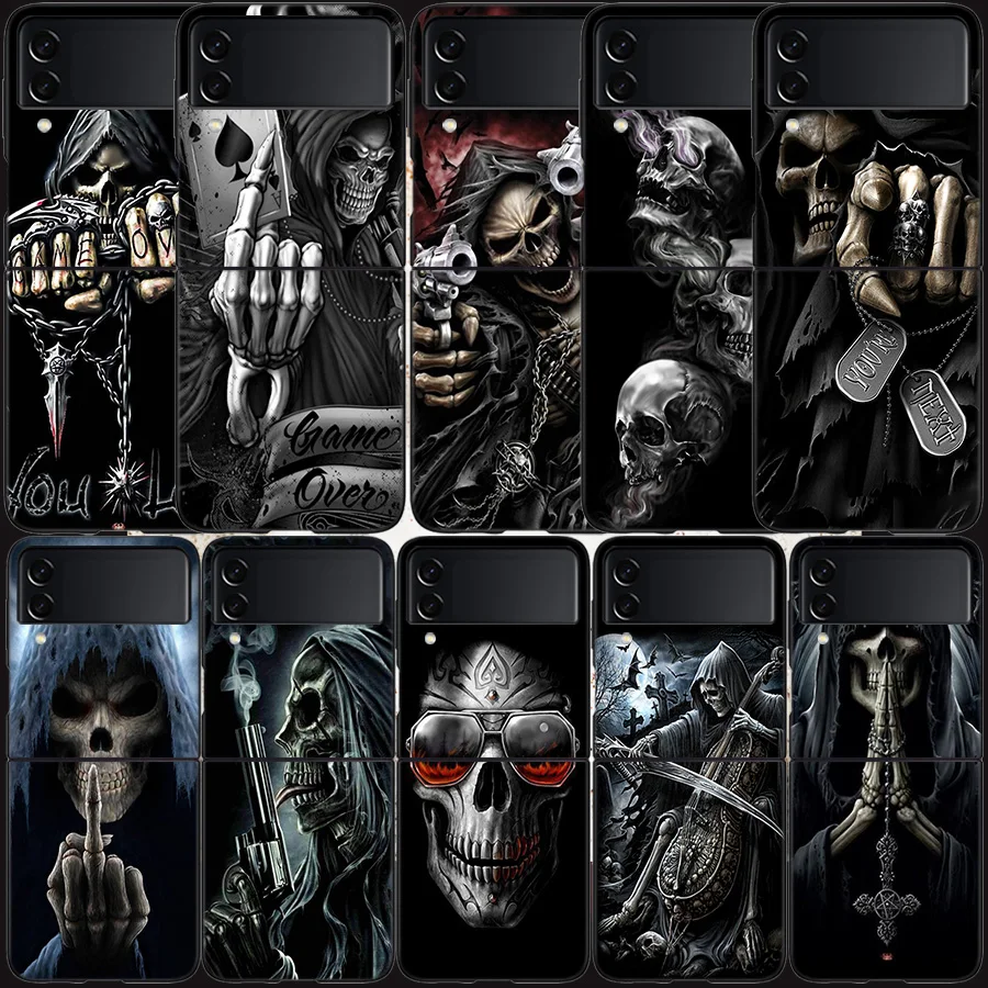 Samsung Galaxy Z Flip Case Skull | Phone Cases Skull Samsung Flip ...