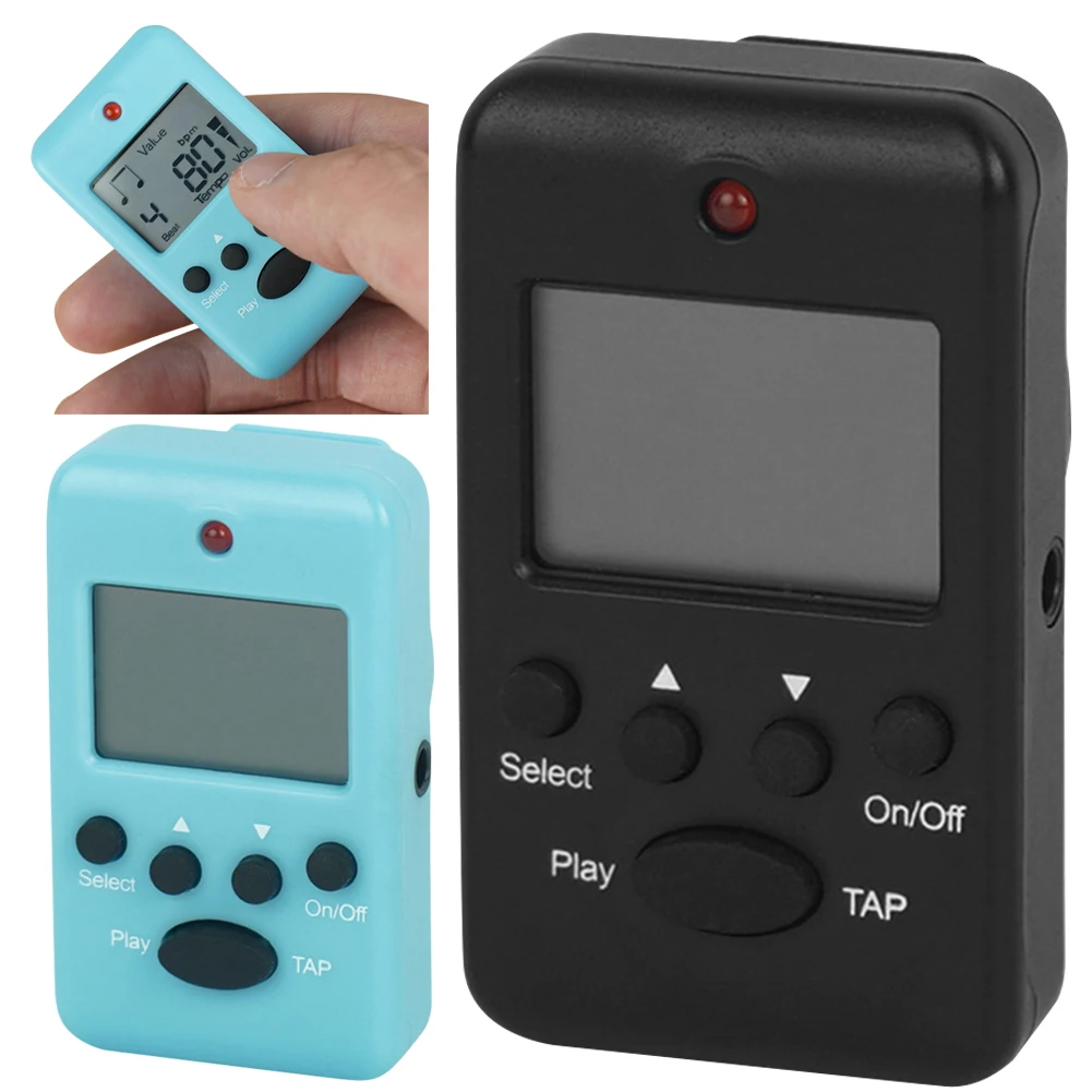 Electronic-Metronome-Clip-on-Tempo-Metronome-Portable-Mini-Metronome ...