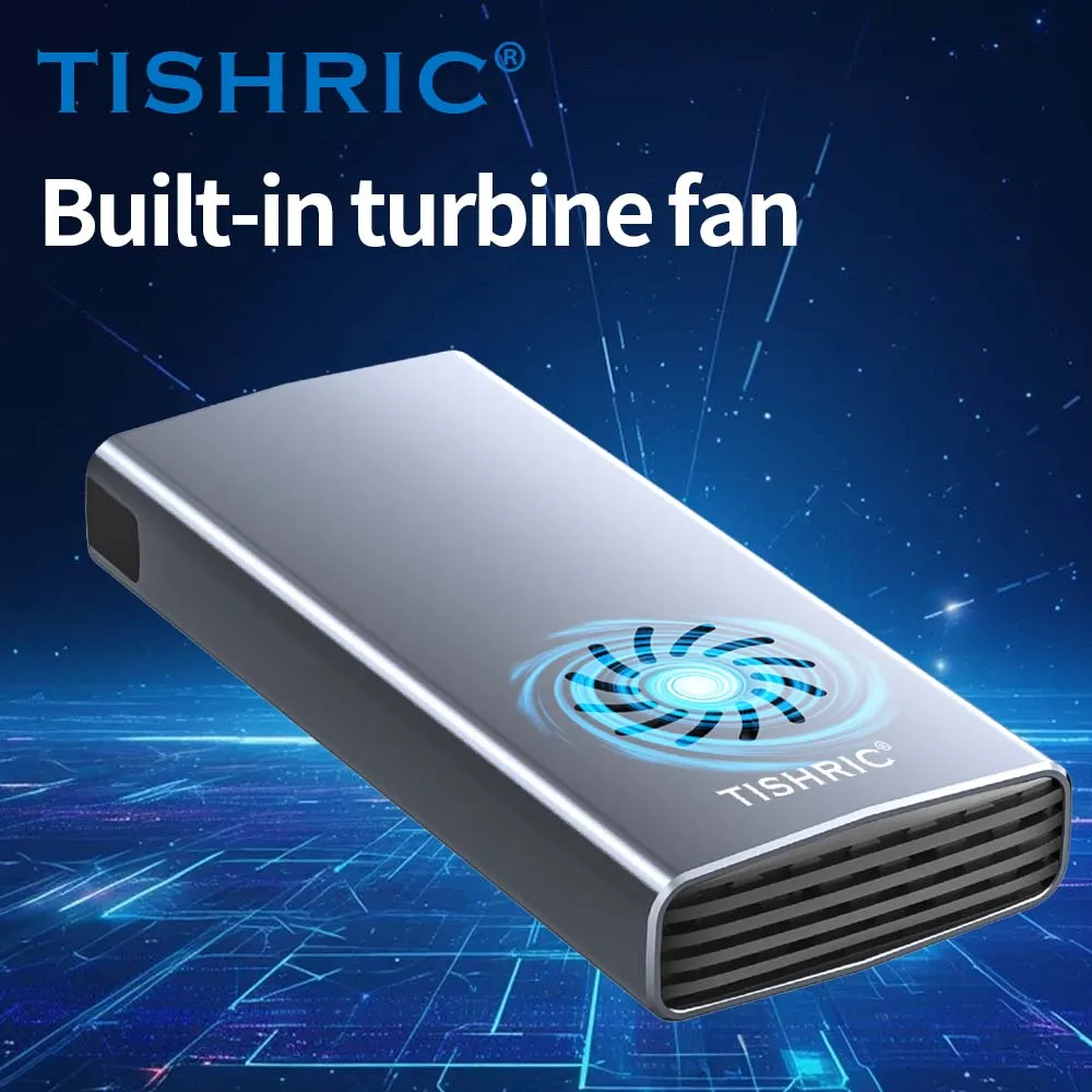 TISHRIC-10Gbps-20Gbps-SSD-M2-NVME-Enclosure-Single-Dual-Protocol-M-Key ...