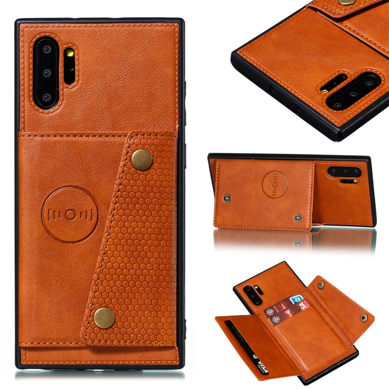 PU-Leather-Wallet-Flip-Case-For-Samsung-Galaxy-Note-10-Plus-Car ...