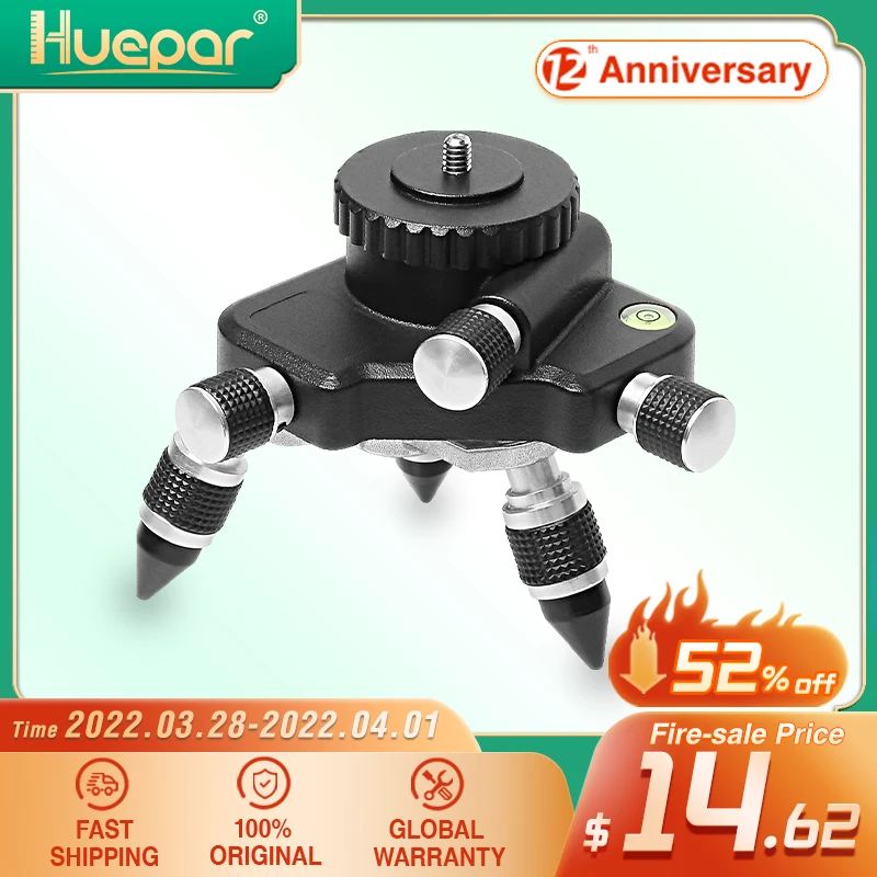 Laser Level Adapter Metal 360 Degree Rotating Base for Laser Level ...