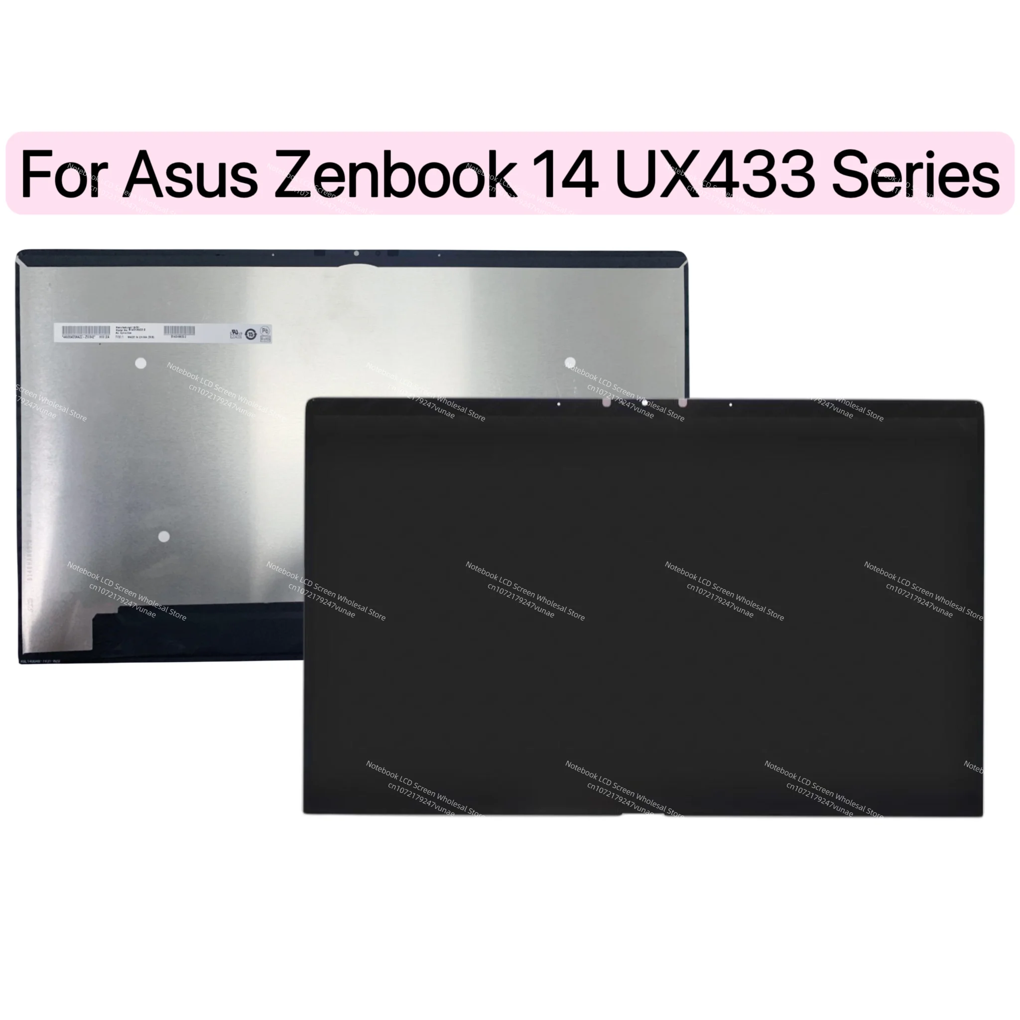 Original LCD Screen Assembly For ASUS ZenBook 14 UX433 U4300 UX433F ...