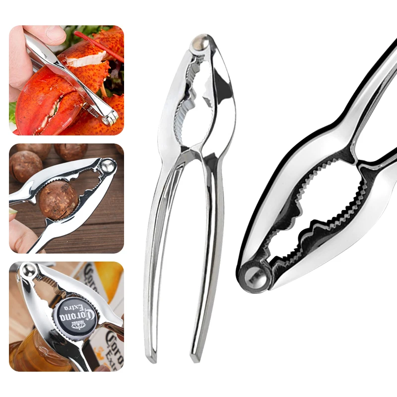 70g Multi-function Walnut Plier Crab Labor Saving Kitchen Tool Remover ...