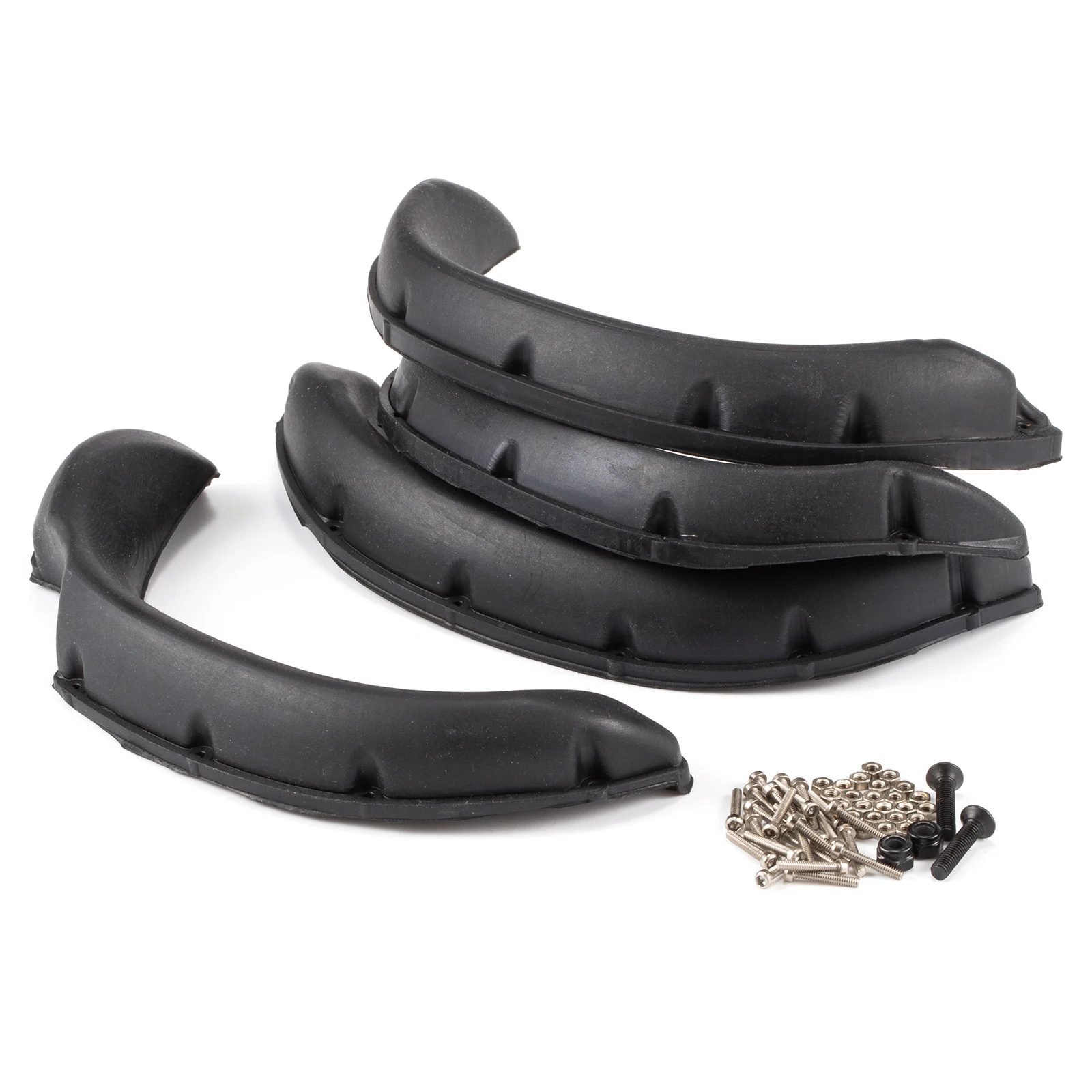 4Pcs Rubber Fender Flares for RC4WD TF2 Mojave TAMIYA 1/10 Bruiser ...