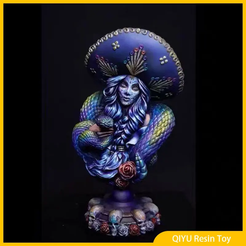 1/10 Resin models Lacharra snake girl fantasy character bust GK white ...