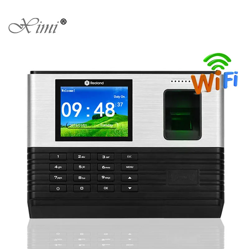 Wifi-RFID-2-8inch-Biometric-Fingerprint-Time-Attendance-TCP-IP-USB ...