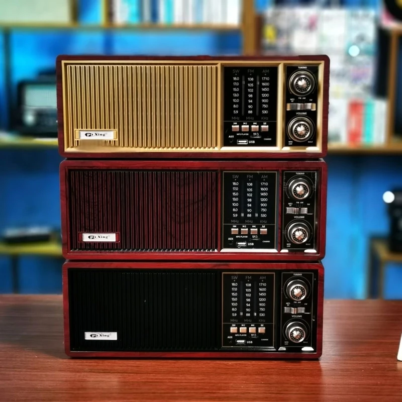 HiFi-Wooden-Retro-Portable-3-Band-Radio-Music-Player-AM-FM-SW-Multi ...