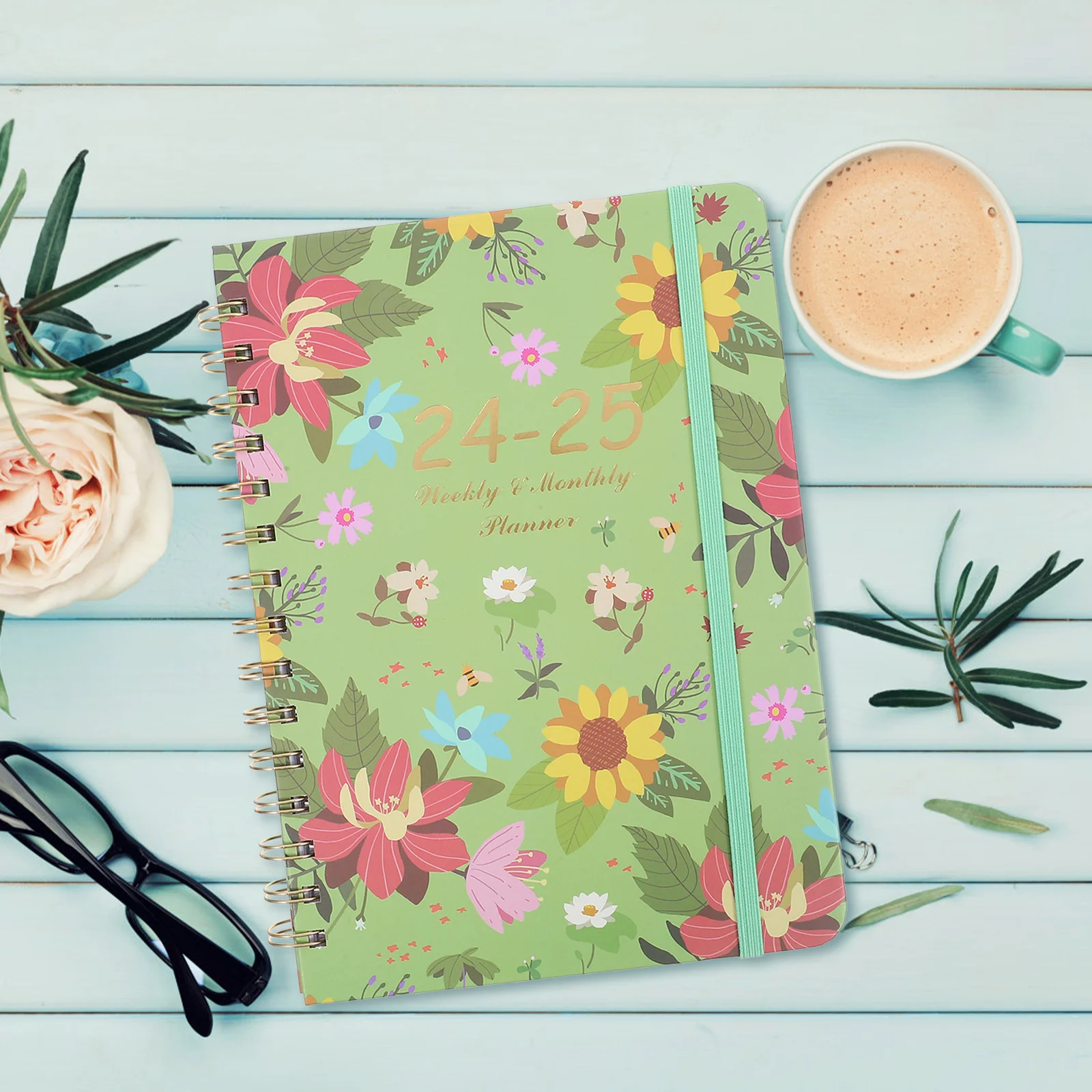 2024-2025-Notebook-Weekly-Monthly-Planner-Time-Management-to-Do-List ...