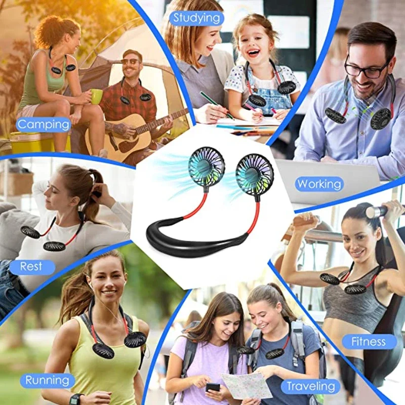 New-Portable-Mini-Hands-free-Neck-Band-Hands-Free-Hanging-USB ...