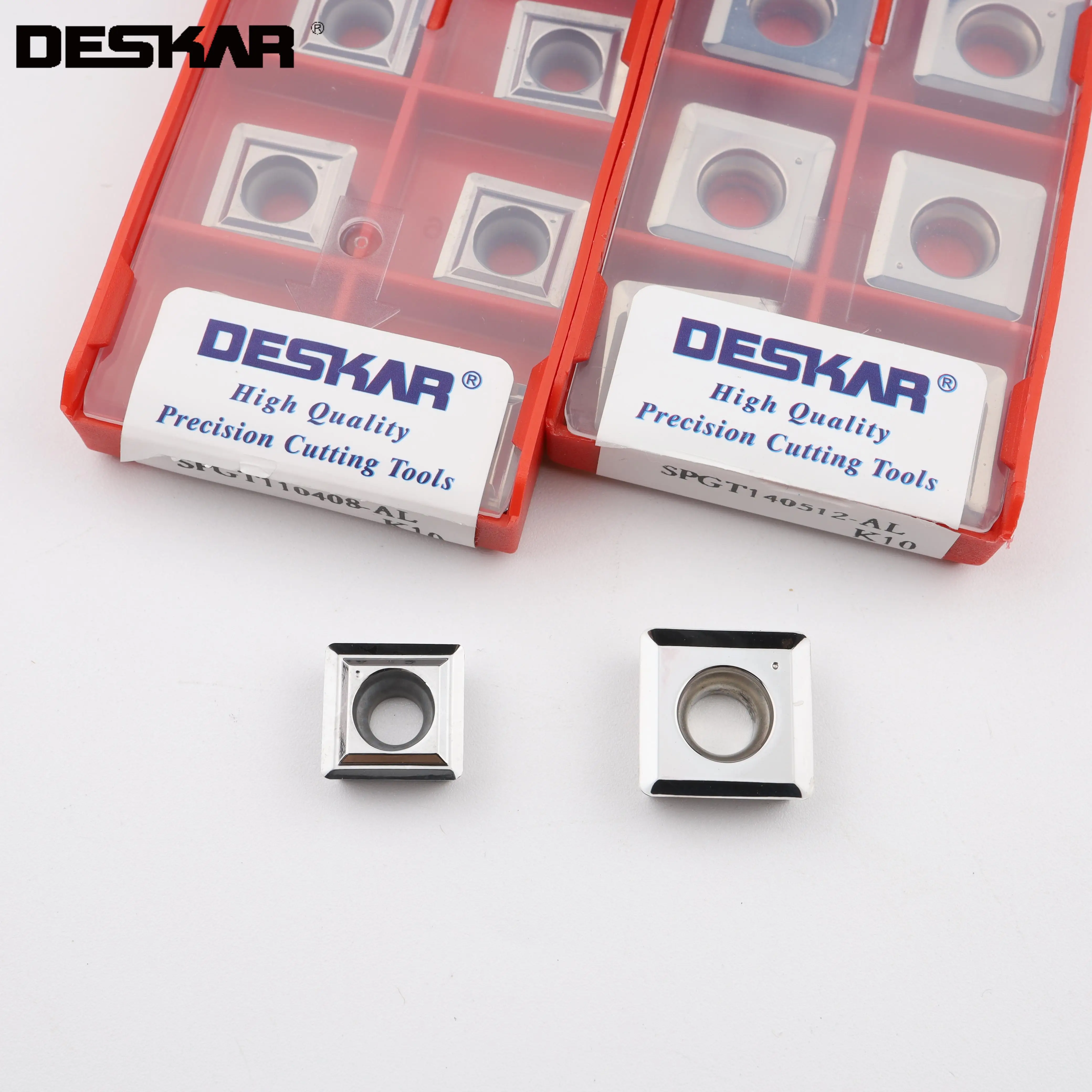 10PCS DESKAR SPGT050204 SPGT060204 SPGT07T308 SPGT090408 SPGT110408 SPGT140512 AL K10 Udrill ...