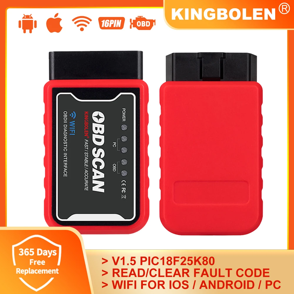 KINGBOLEN-ELM327-lector-de-c-digo-OBDII-compatible-con-Bluetooth-V1-5-PIC18F25K80-ATPPS-4mHz ...